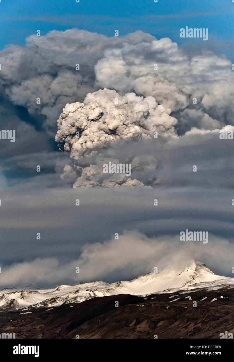 The huge amount of volcanic ash produced created havoc in European air ...