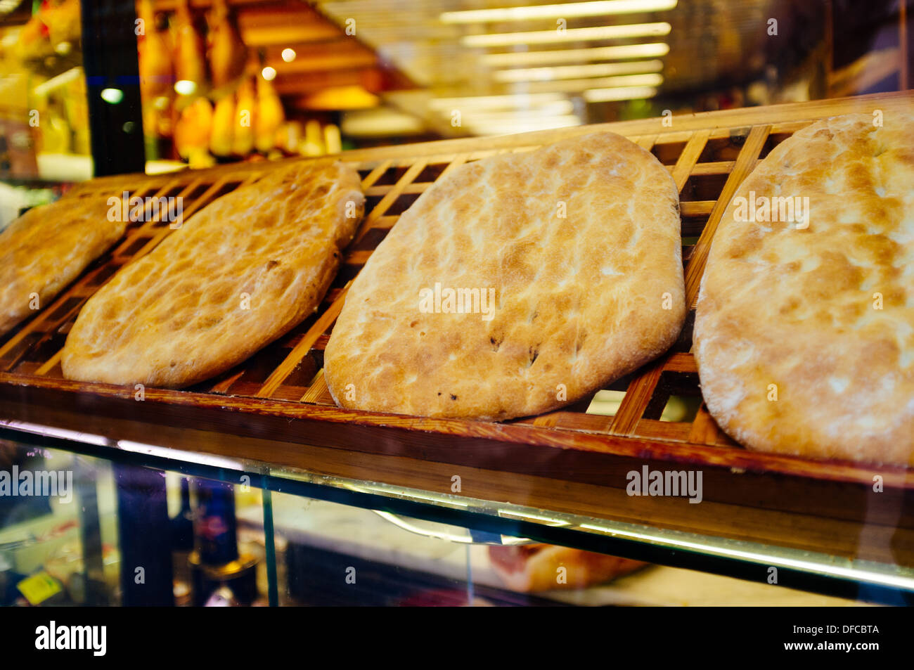 Freshly made bread in Lucca, Italy Stock Photo - Alamy