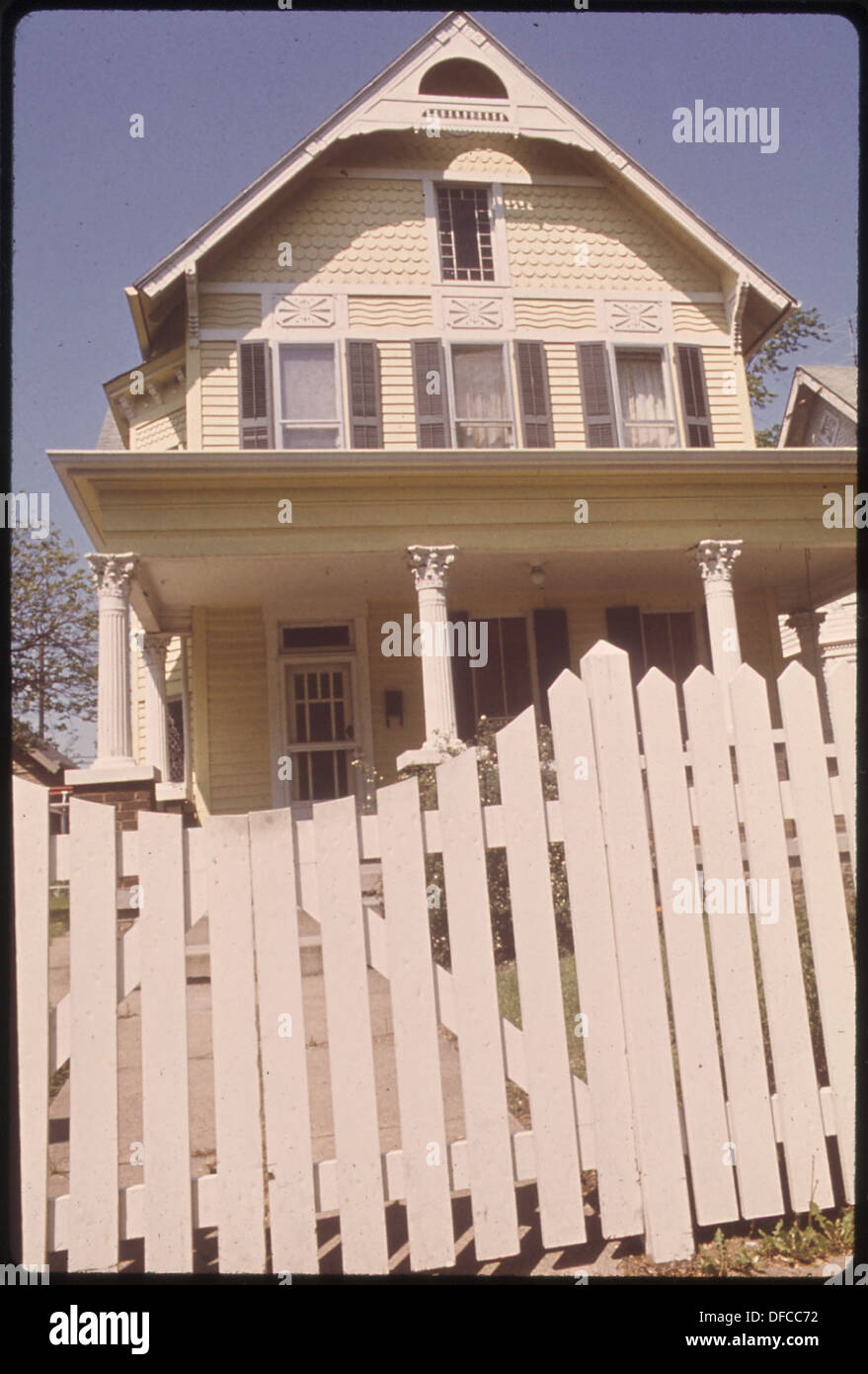 A WELL-KEPT HOUSE ALONG FRANKLIN STREET 546433 Stock Photo - Alamy