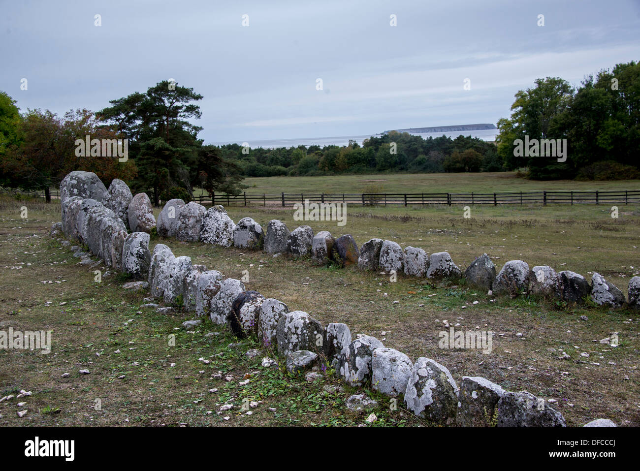 Scandinavian stone ship hi-res stock photography and images - Alamy