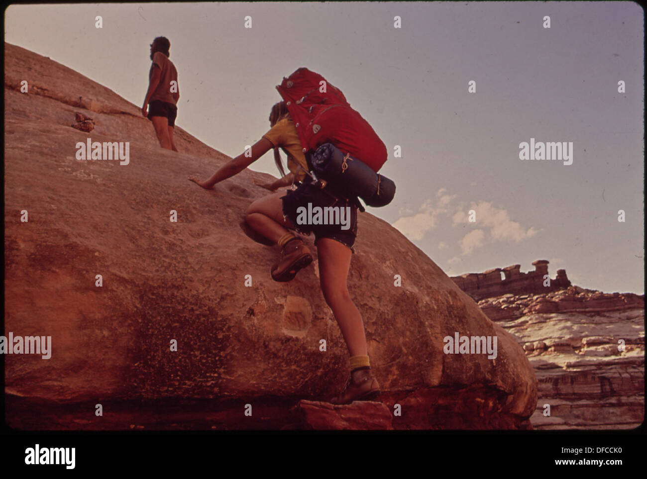 Backpackng in the maze hi-res stock photography and images - Alamy