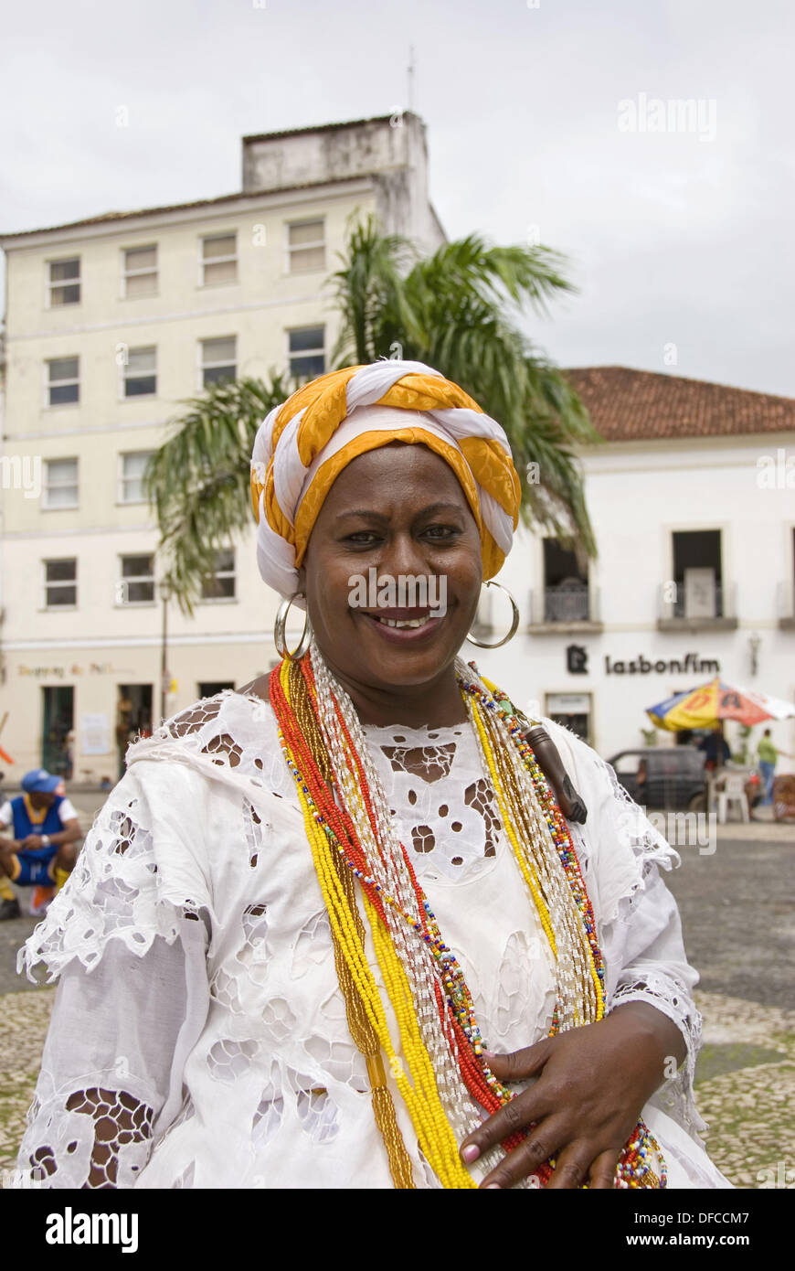 Brazil, Salvador de Bahia, Bahiana woman Stock Photo - Alamy