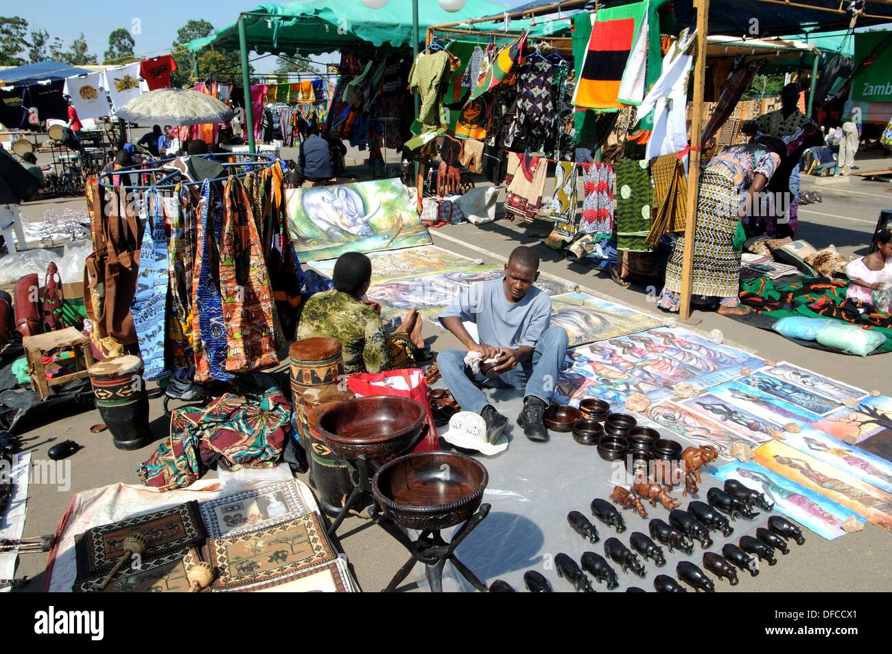 Sunday Craft Market Zambia High Resolution Stock Photography and Images ...