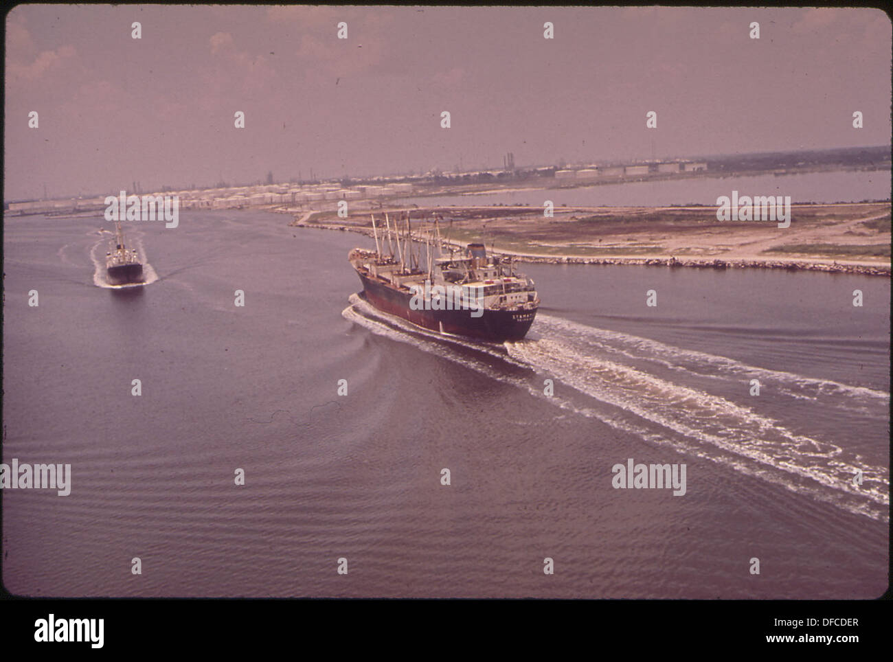 The Baytown Ship Channel, located in Baytown, Texas, is an important ...