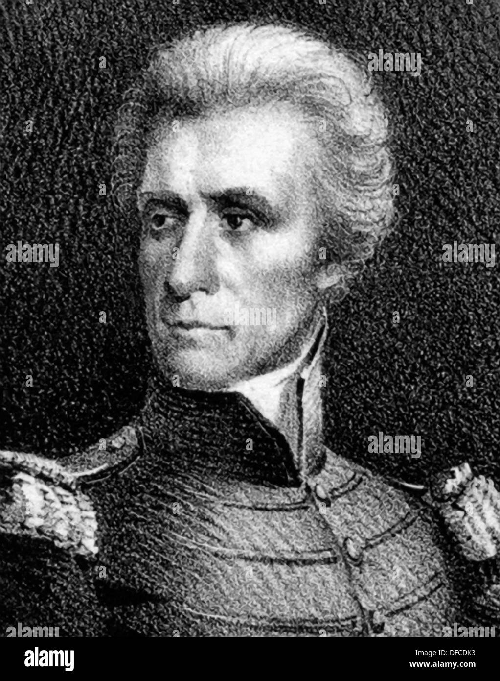 Vintage portrait of Andrew Jackson Stock Photo - Alamy