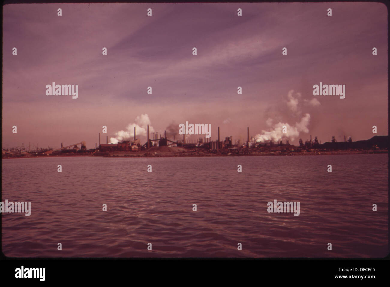 This image shows the Bethlehem Steel plant at Sparrows Point, Maryland ...