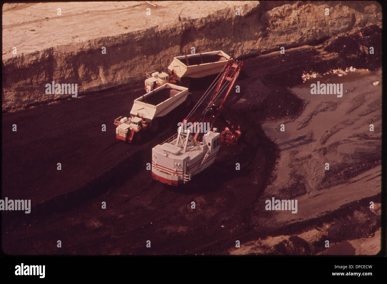 The Big Brown Coal Mining Operation is a major coal extraction site. It ...