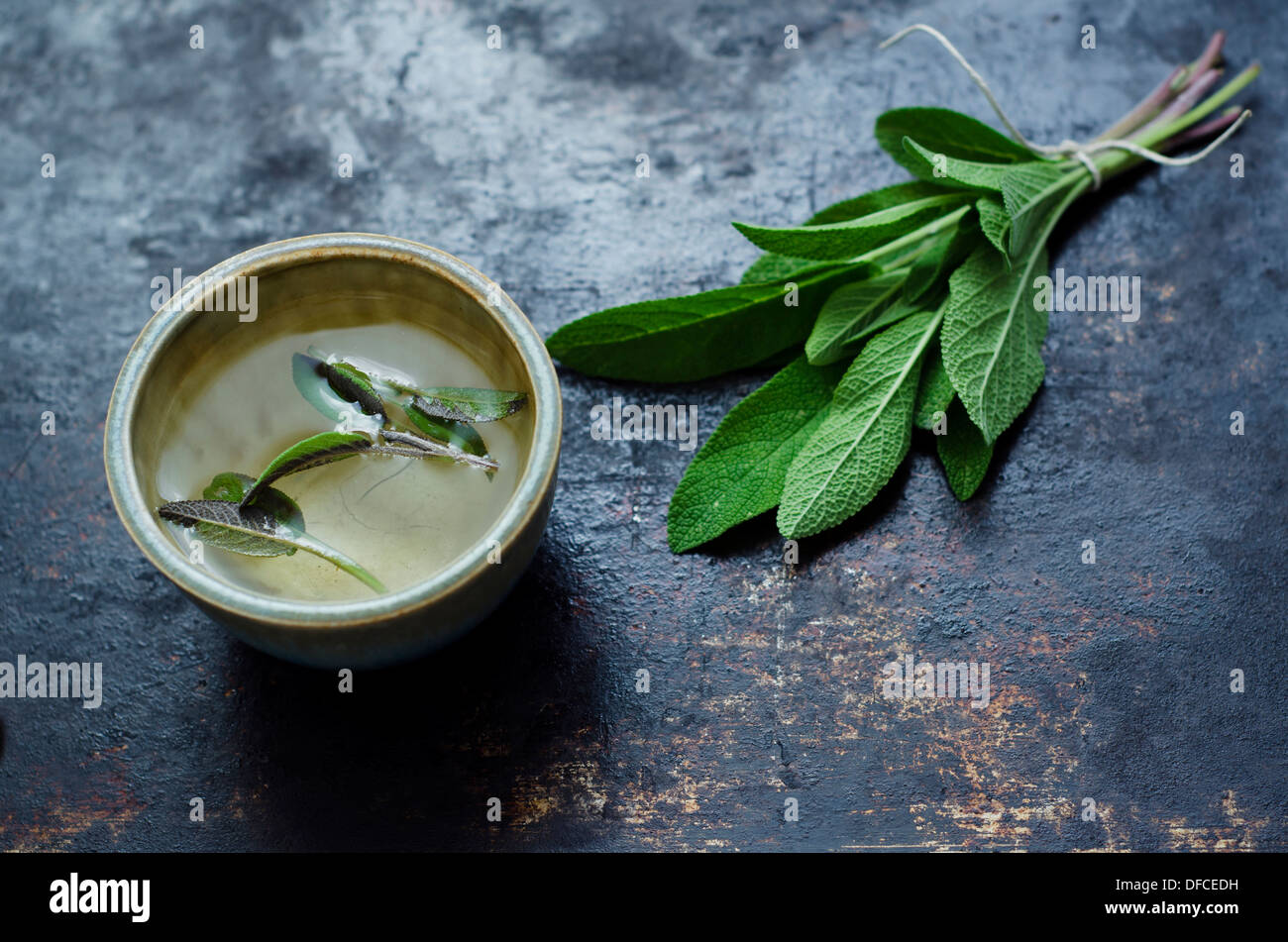 Herbal tea sage hi-res stock photography and images - Alamy