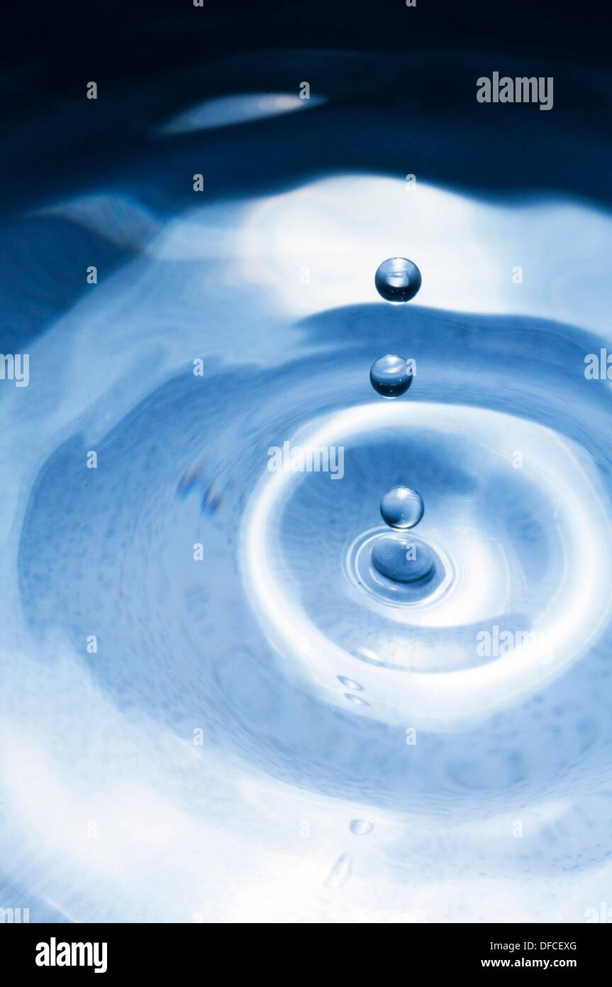 Water ripple , Water drop Stock Photo - Alamy