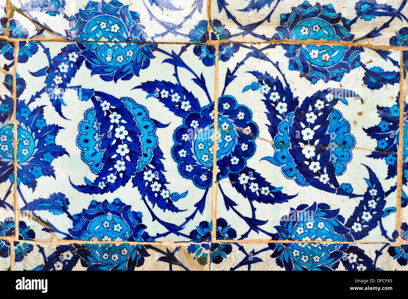 Rustem Pasha Mosque Istanbul Tiles High Resolution Stock Photography ...
