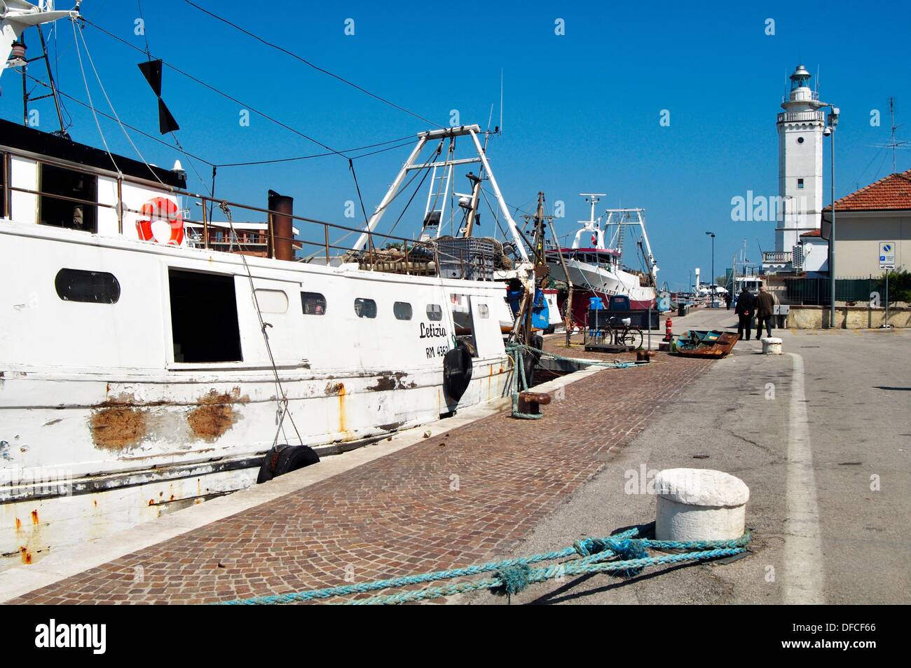 Rimini port canal hi-res stock photography and images - Alamy