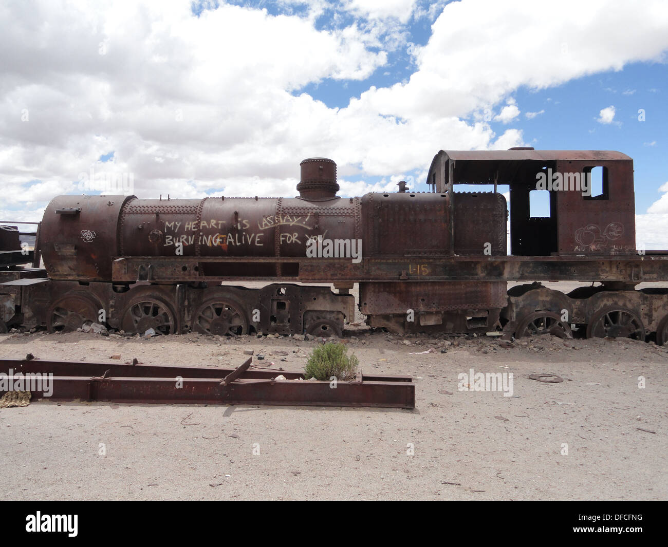 The Locomotive train cemetery near Uyuni, Bolivia Stock Photo - Alamy