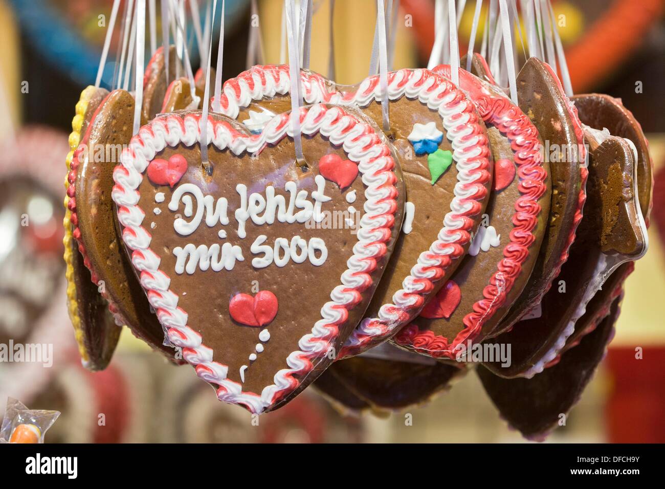 Gingerbread heart germany hi-res stock photography and images - Alamy