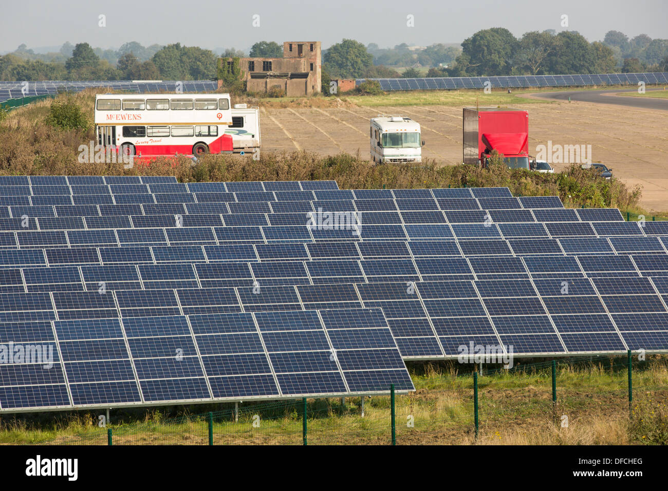 Wymeswold Solar Farm the largest solar farm in the UK at 34 MWp, on an ...