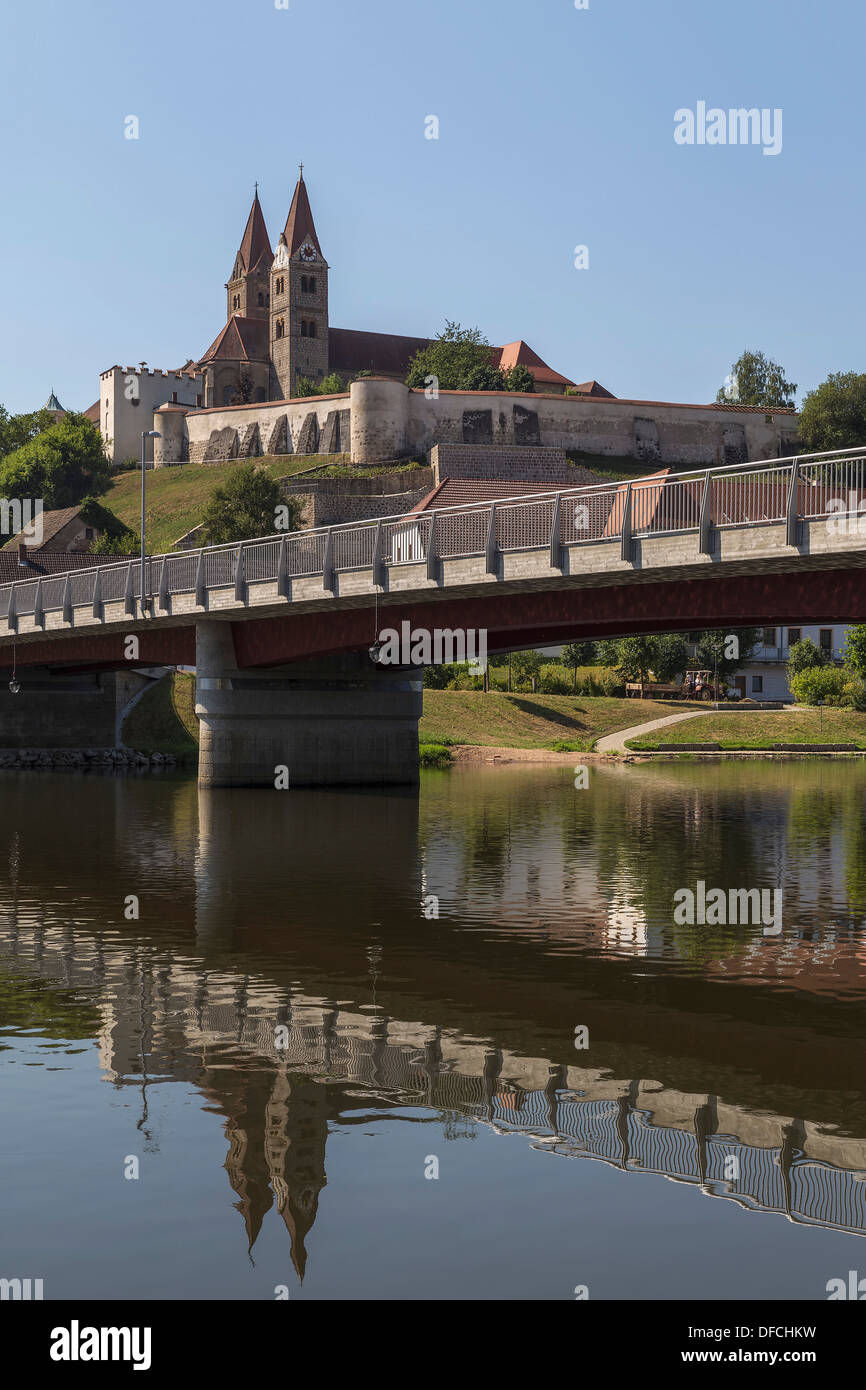 Germany, Bavaria, View of Reichenbach Abbey and Benedictine Monastery ...