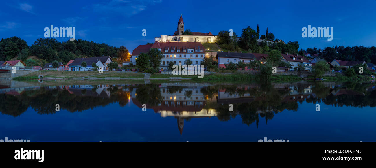 Germany, Bavaria, View of Reichenbach Abbey and Benedictine Monastery ...
