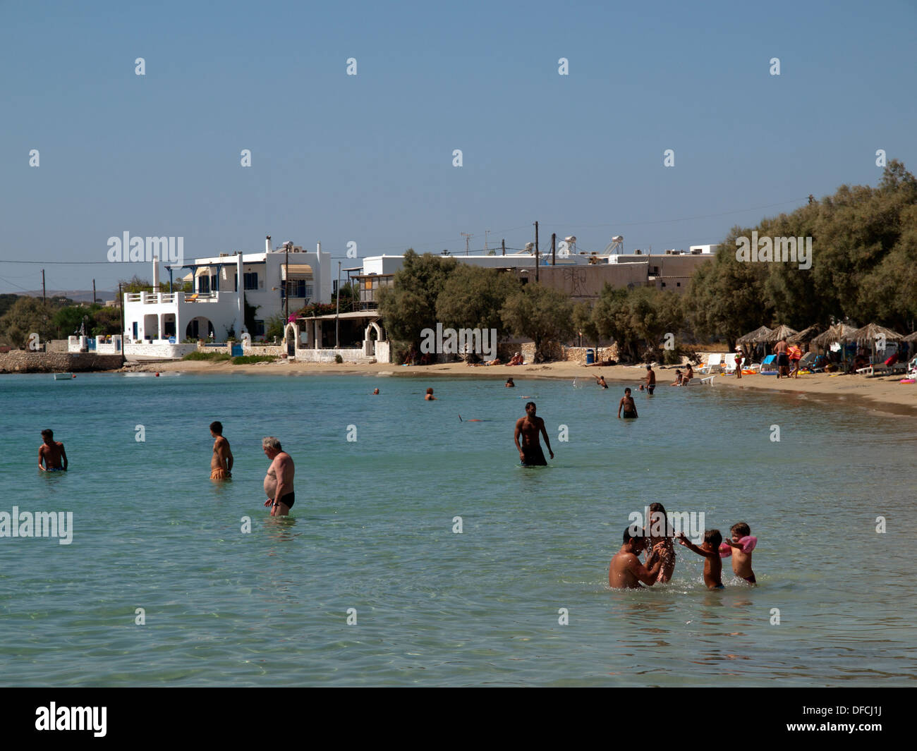 Aliki paros greece beach hi-res stock photography and images - Alamy