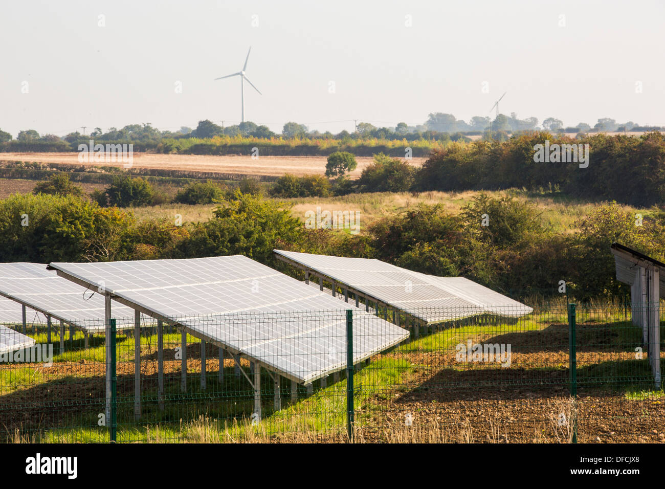 Wymeswold Solar Farm the largest solar farm in the UK at 34 MWp, on an ...