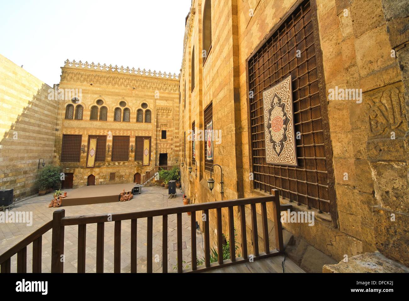 Interior Of The Mosque Of The Sultan Al Ghuri High Resolution Stock ...