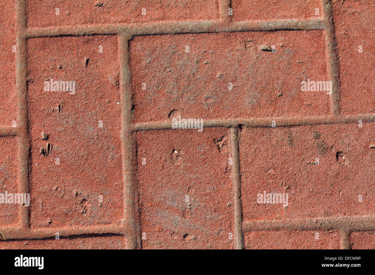 Pattern of bricks on a sidewalk Stock Photo - Alamy