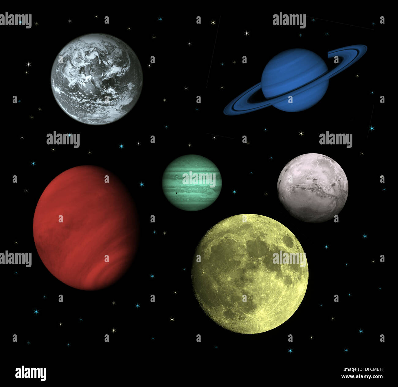 Planets space hi-res stock photography and images - Alamy