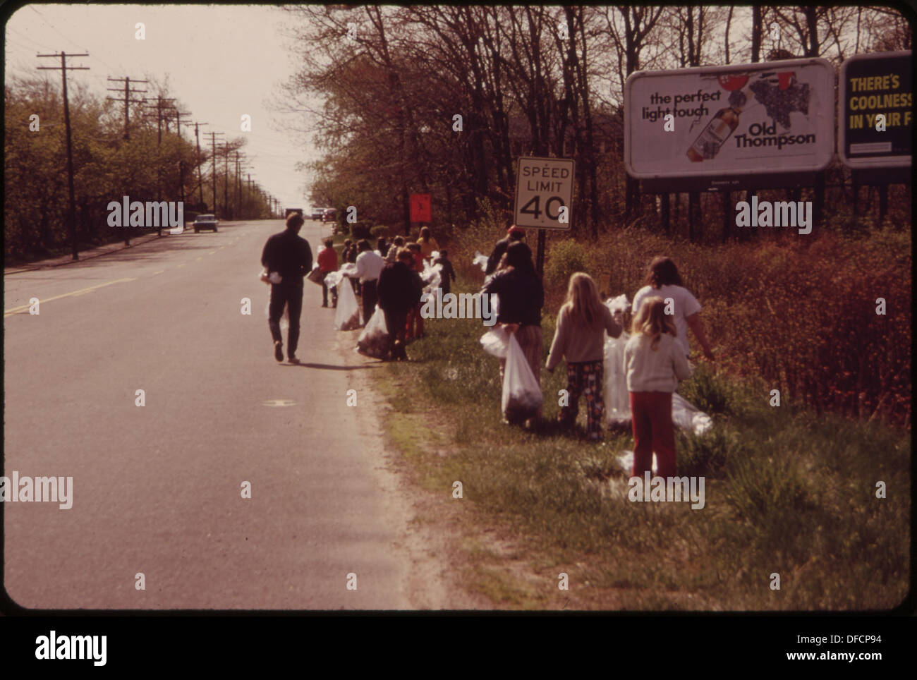 A roadside cleanup effort in Onset, focusing on removing trash and ...