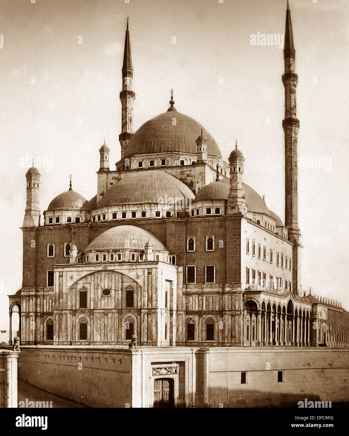 Egypt Mosque of Muhammad Ali probably 1870s Stock Photo - Alamy