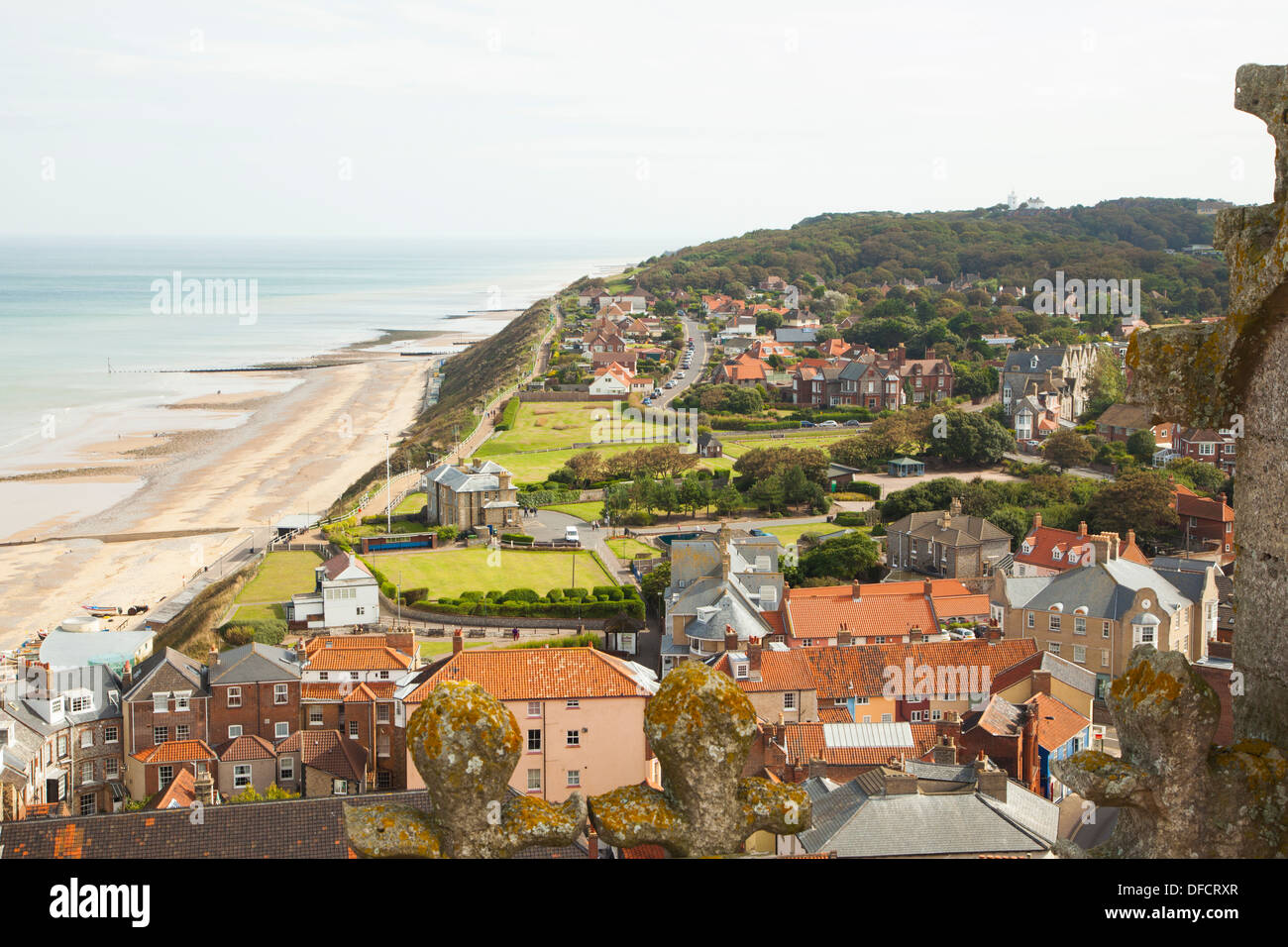 View from the church tower Cromer Norfolk UK Stock Photo - Alamy