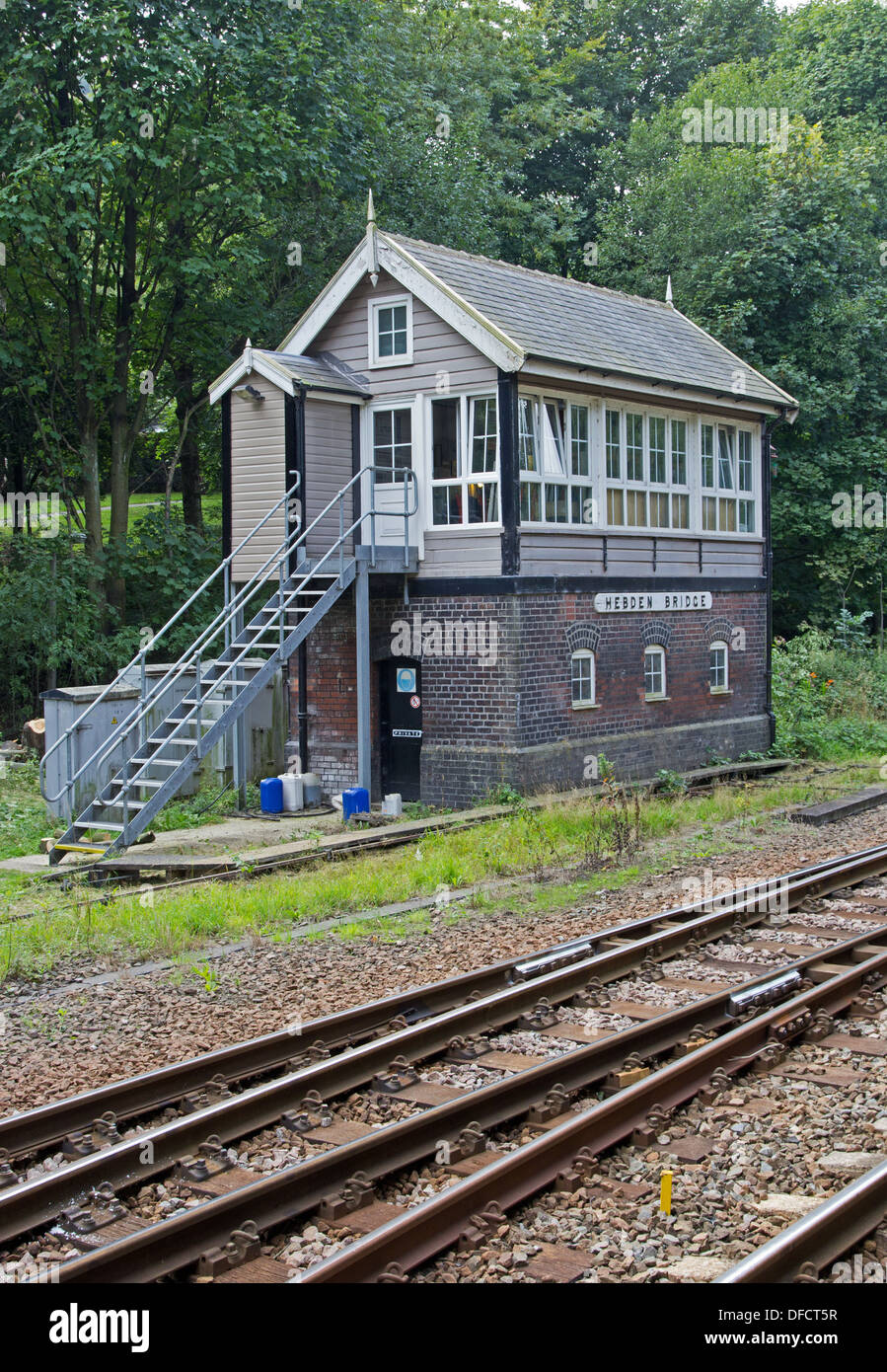 Hebden bridge signal box hi-res stock photography and images - Alamy