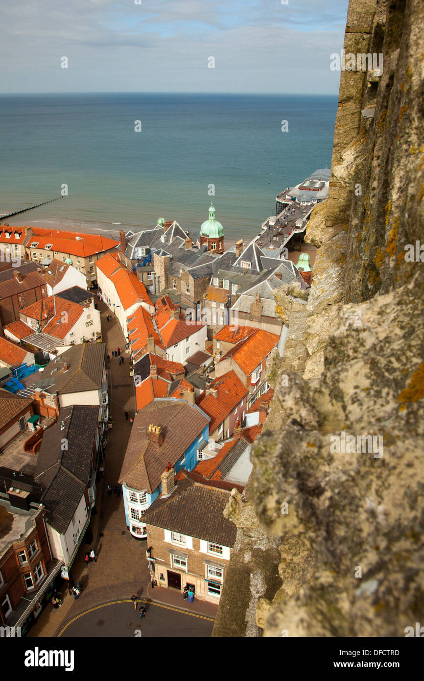 View from the church tower Cromer Norfolk UK Stock Photo - Alamy