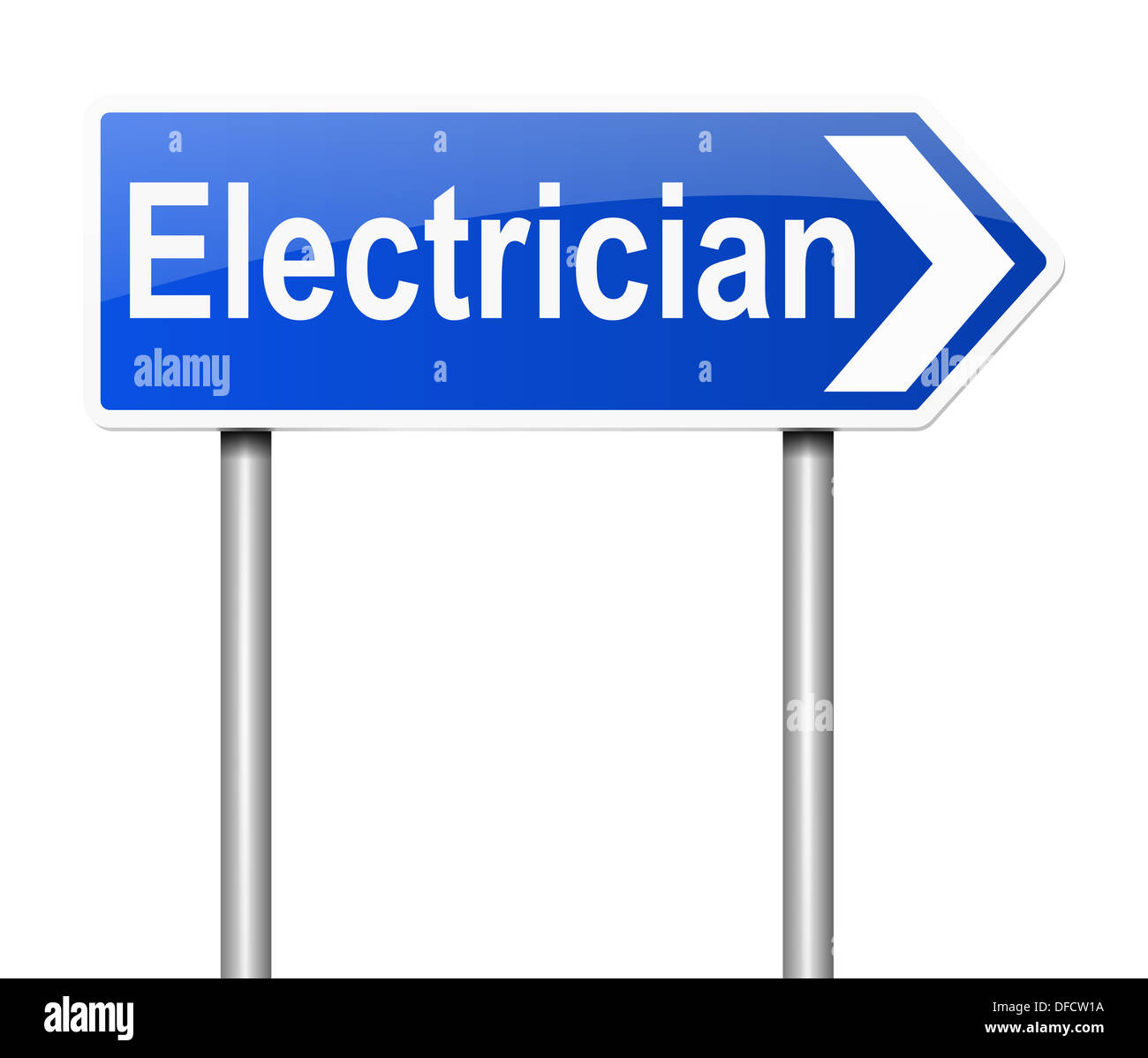 Electrician fixing electrical wiring Cut Out Stock Images & Pictures ...