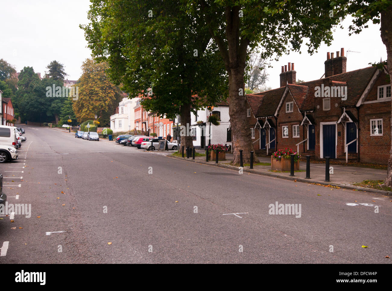 Castle Street farnham Surrey England UK Stock Photo - Alamy