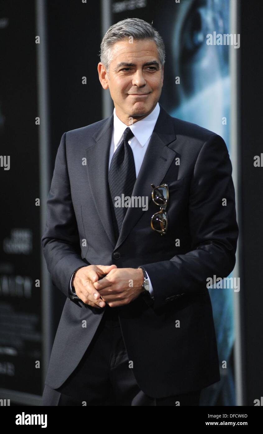 George Clooney at arrivals for GRAVITY Premiere, AMC Lincoln Square ...