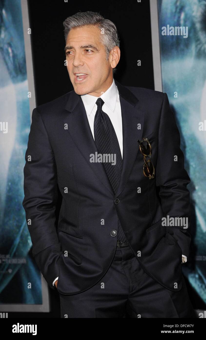 New York, NY. 1st Oct, 2013. George Clooney at arrivals for GRAVITY ...