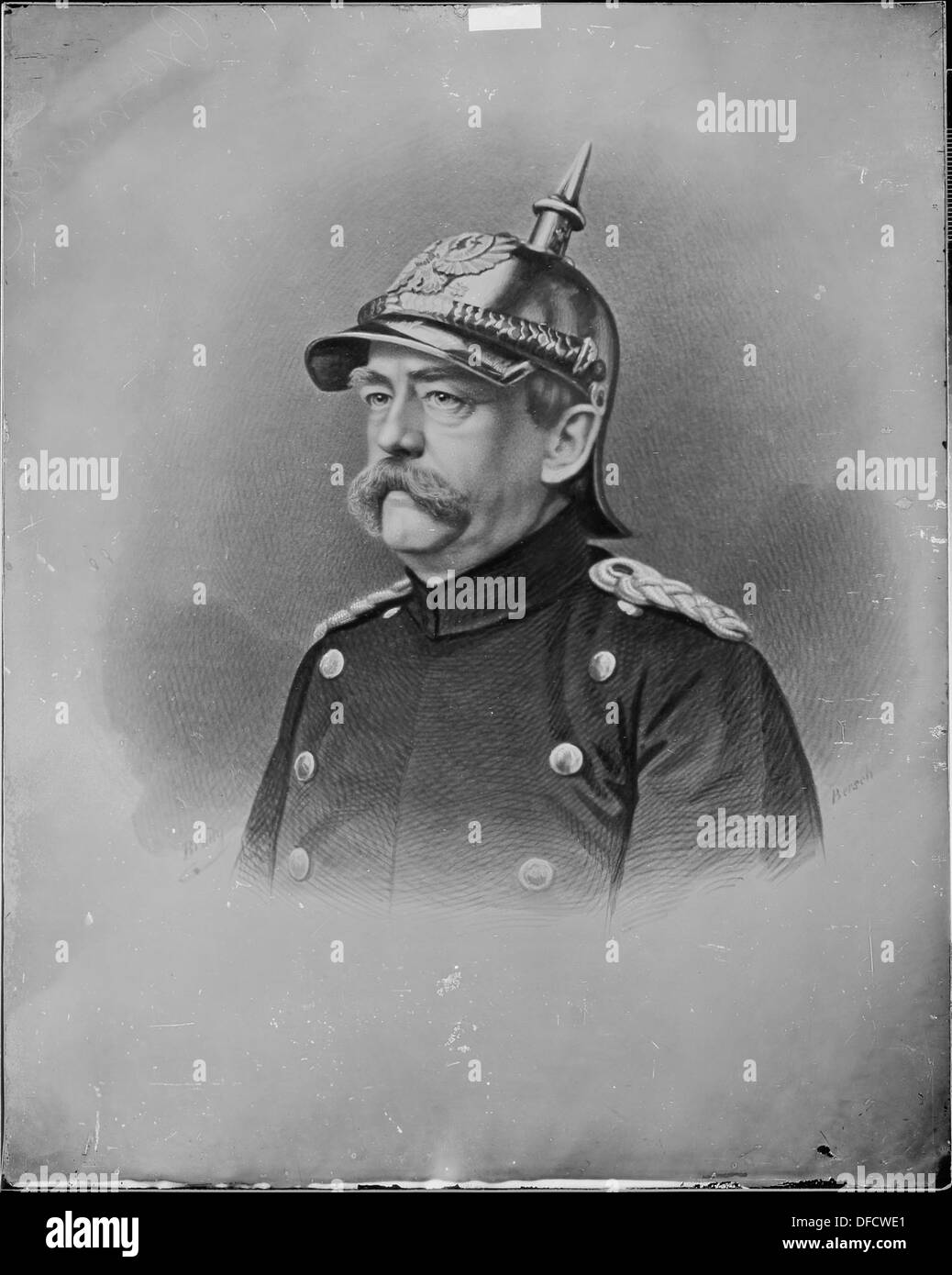 Count Otto Von Bismarck, a prominent 19th-century German statesman ...