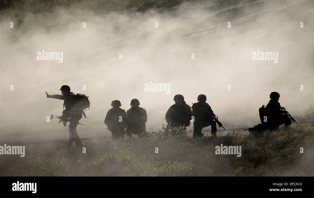 Military training areas hi-res stock photography and images - Alamy
