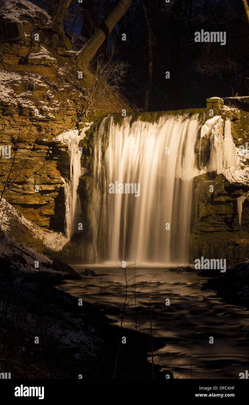 Germany, Thuringia, View of waterfall Stock Photo - Alamy