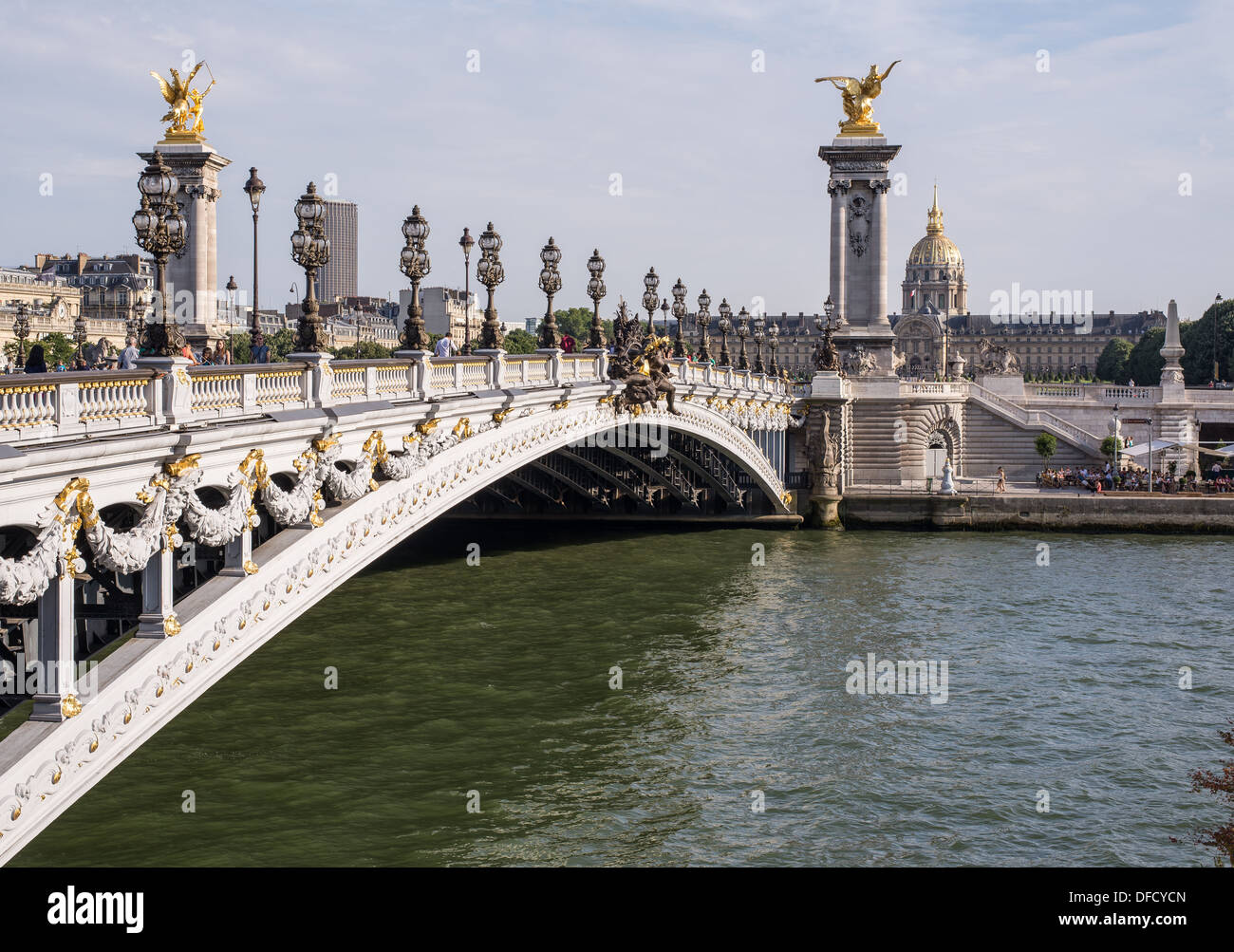 Bridge Alexandre III Stock Photo - Alamy