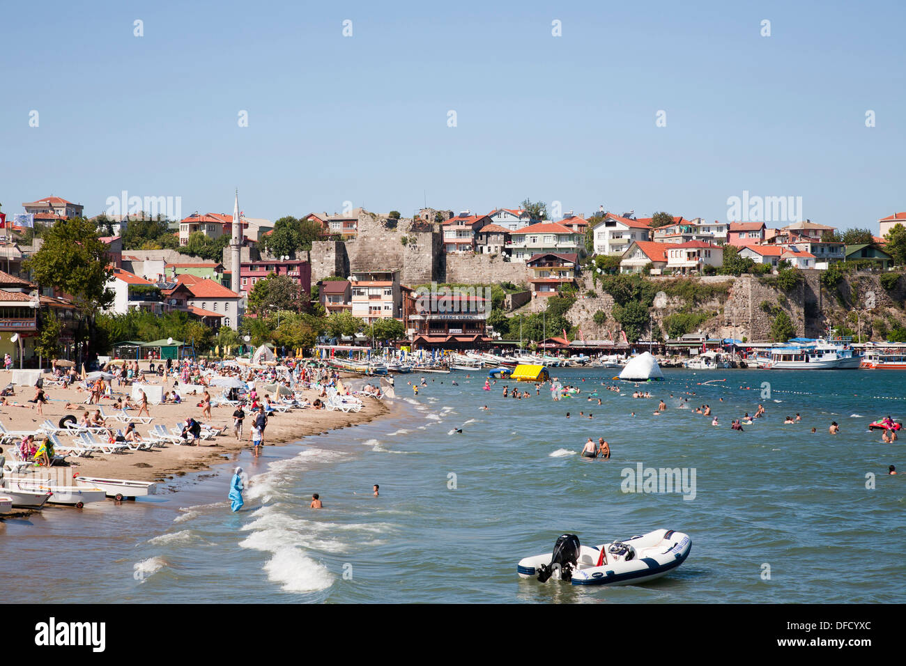 beach, amasra, black sea, turkey, asia Stock Photo - Alamy