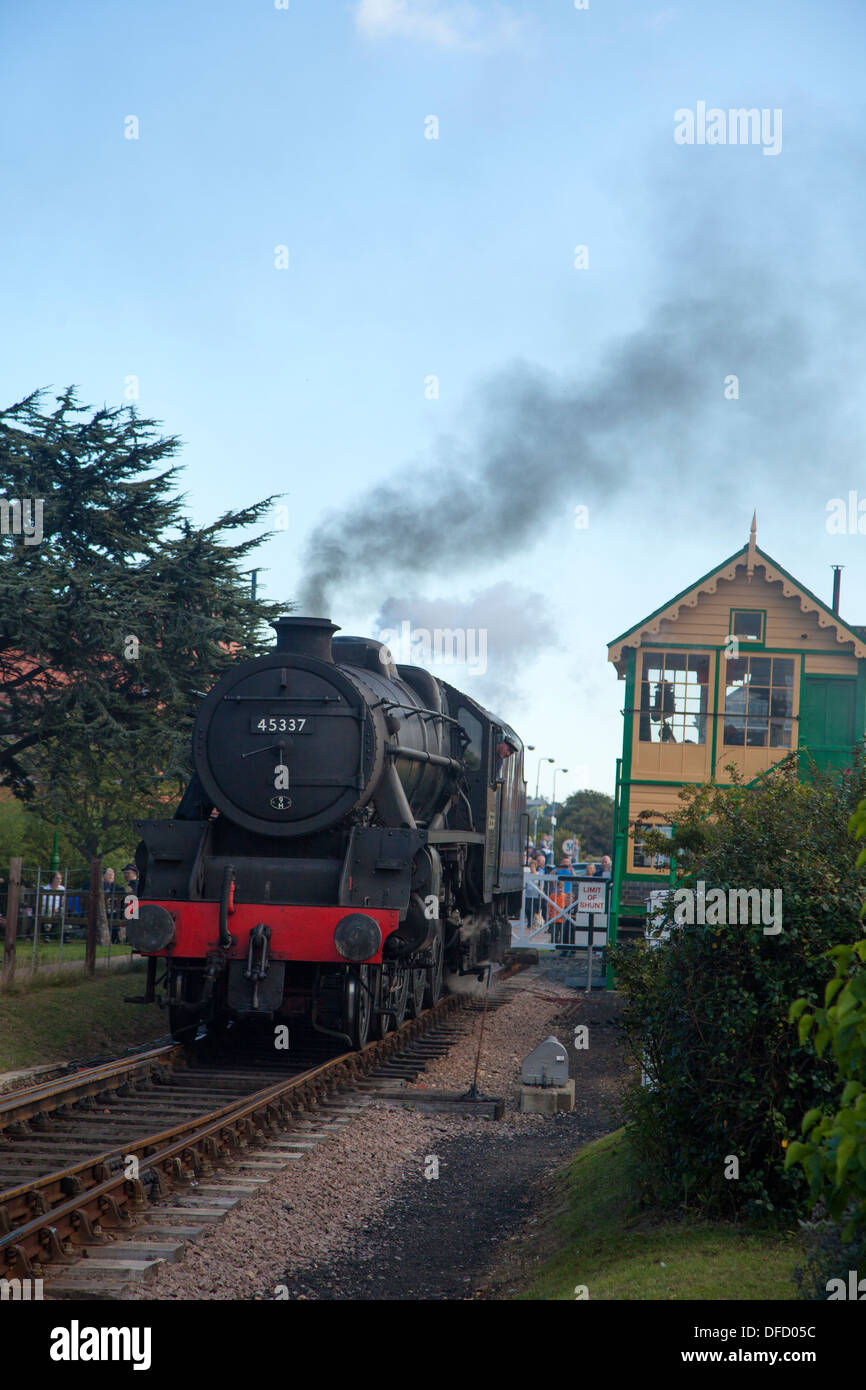 Steam engine at Sheringham Norfolk Stock Photo - Alamy