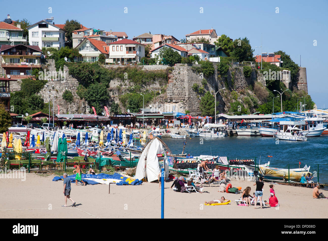 beach, amasra, black sea, turkey, asia Stock Photo - Alamy