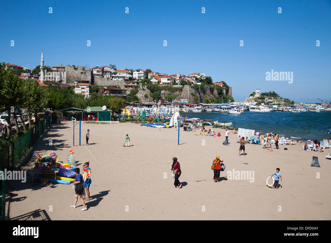 beach, amasra, black sea, turkey, asia Stock Photo - Alamy