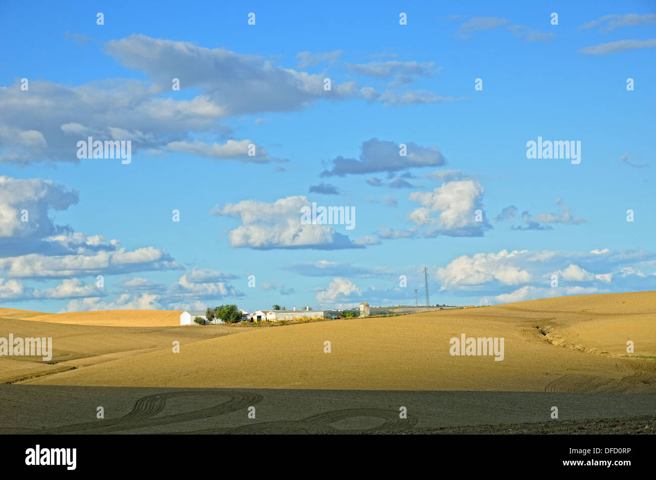 Spanish country landscape in spring Stock Photo - Alamy