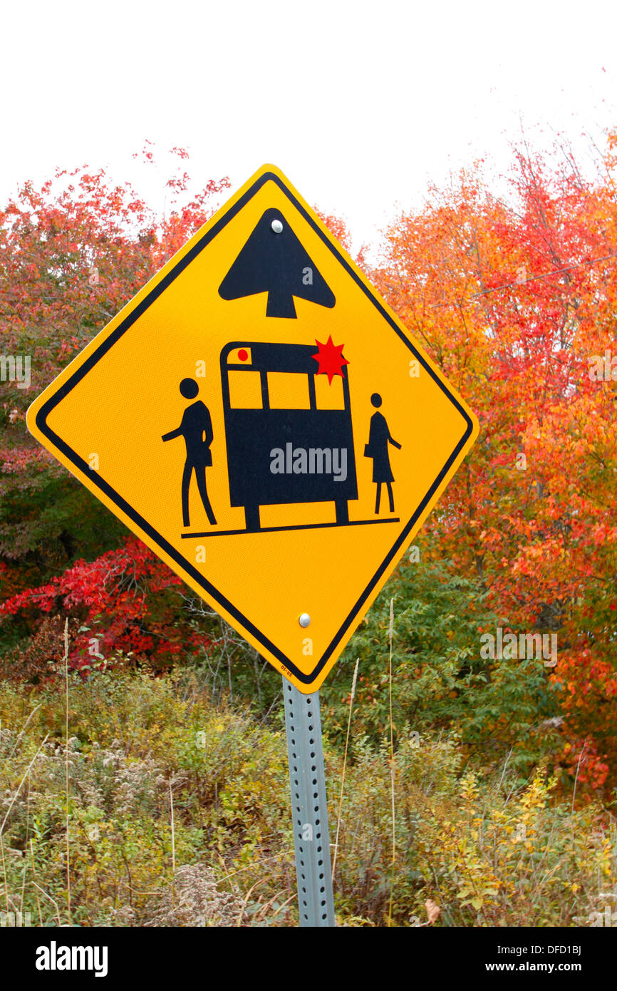 School bus stopping hi-res stock photography and images - Alamy