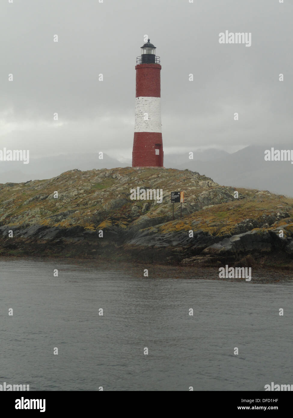 Les Eclaireurs Lighthouse in the Beagle Channel near Ushuaia, Tierra ...