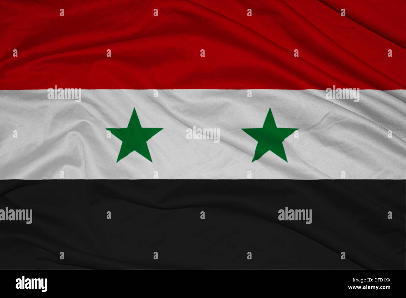 Flag of Syria Stock Photo - Alamy