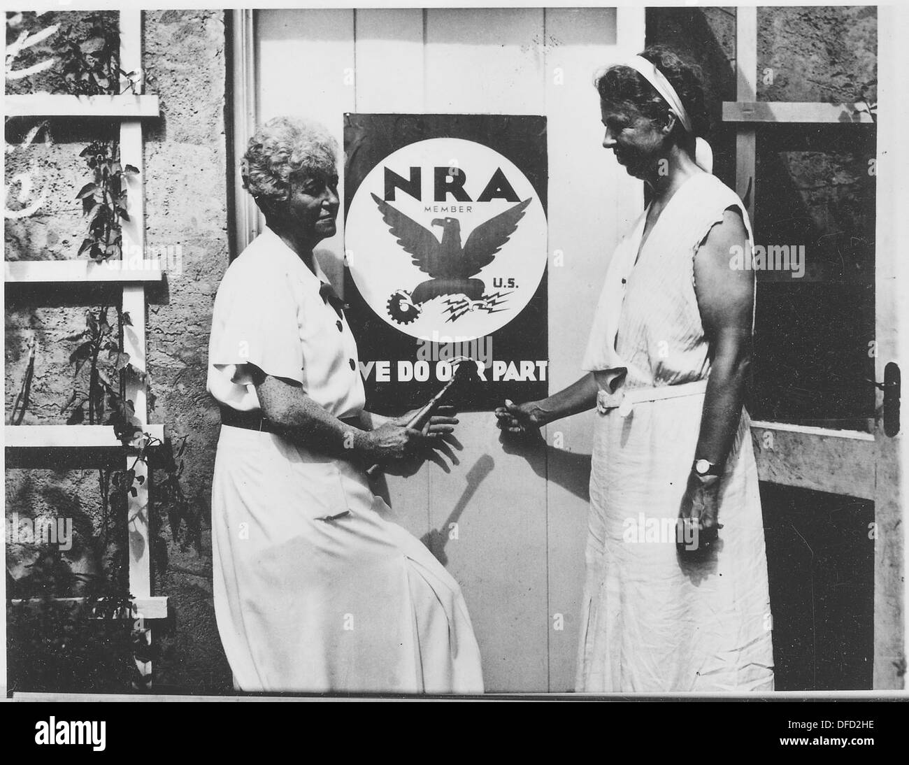 Eleanor Roosevelt and Nancy Cook are pictured at Val-Kill in Hyde Park ...