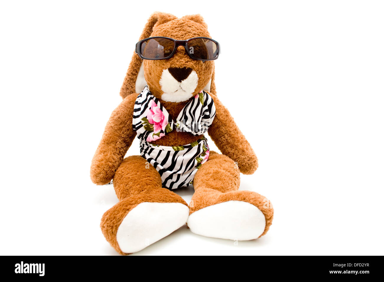 Rabbit in the bikini Stock Photo - Alamy