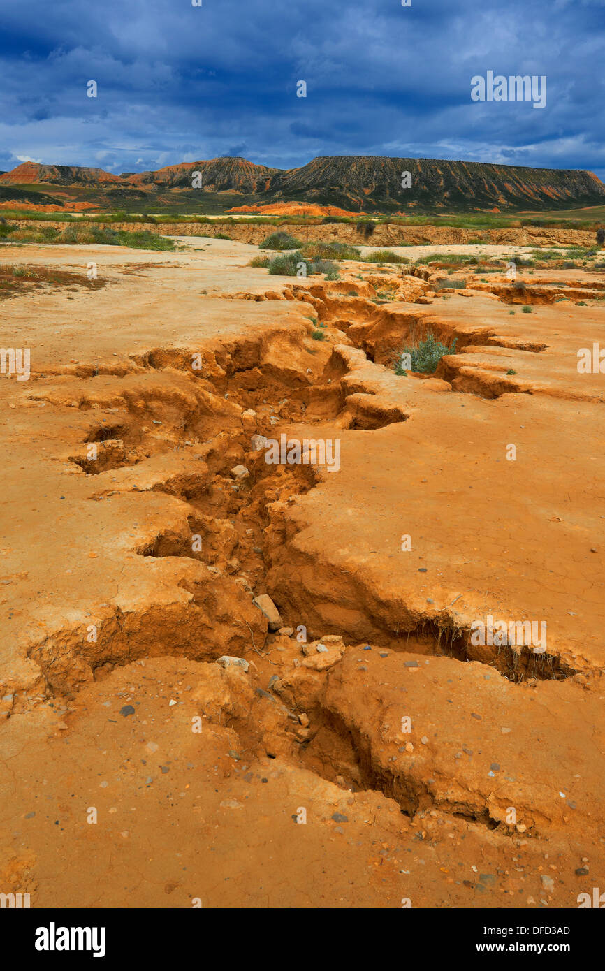 Bardenas Reales, Natural Park. Biosphere Reserve. Navarre. Spain Stock ...