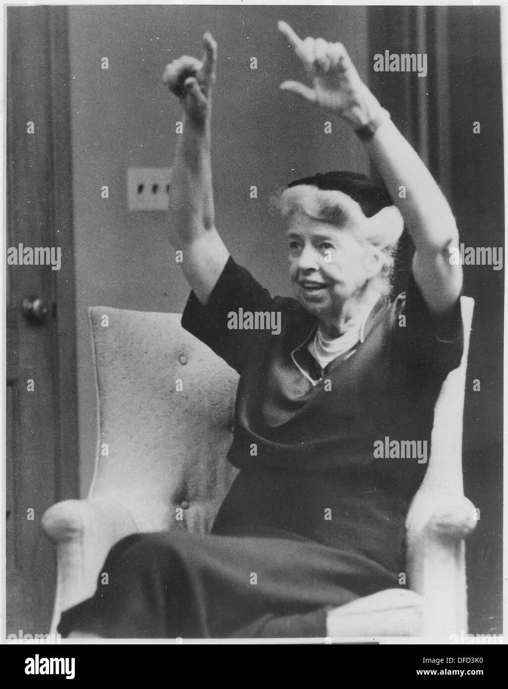 Eleanor roosevelt seen in hi-res stock photography and images - Alamy
